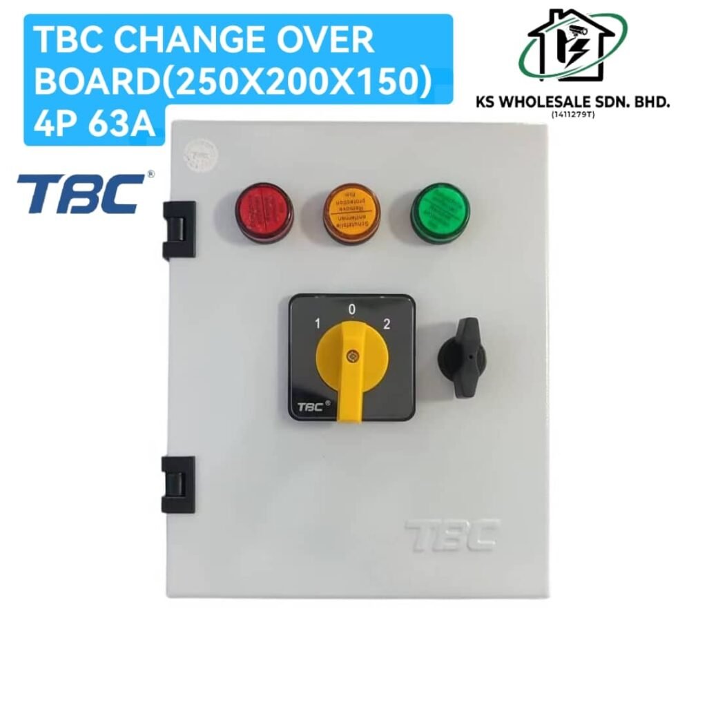 TBC 4P 63A CHANGE OVER BOARD – KS Group