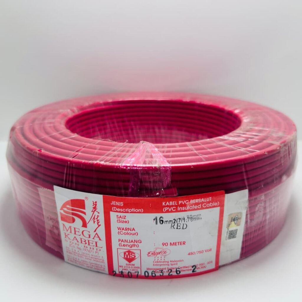MEGA 16MM2 PVC CABLE 90M – KS Group